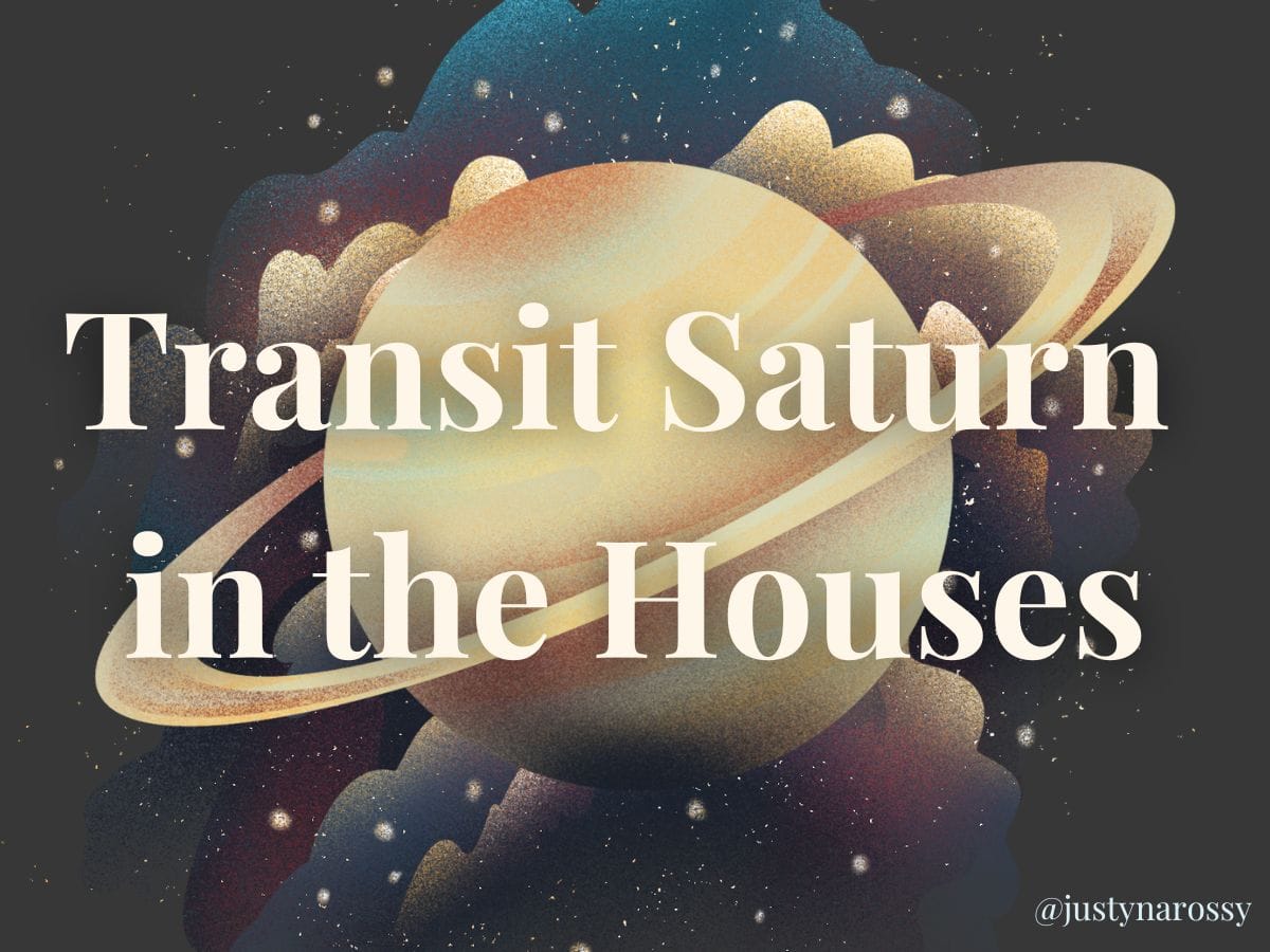 Transit Saturn in Astrology - Justyna Rossy