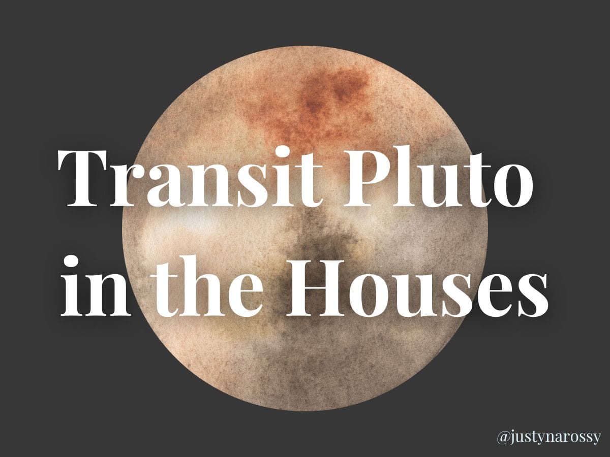 Transit Pluto in Astrology - Justyna Rossy